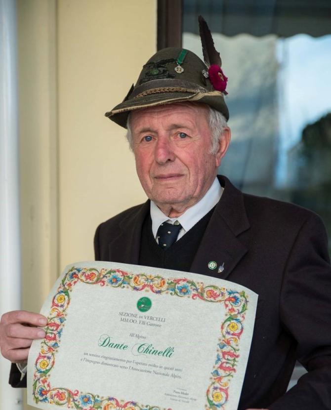 Trino: addio a Dante Chinelli, Cavaliere della Repubblica e Alpino - La ...