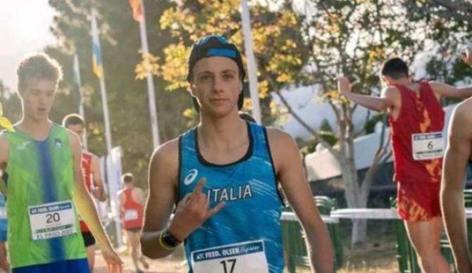 Nicolò Lora Moretto ai campionati mondiali di corsa in montagna - La Sesia